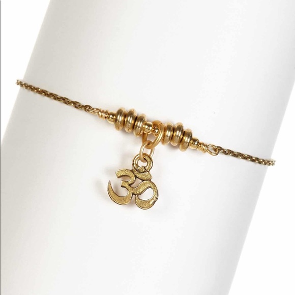 Jewelry | Gold Ohm Bracelet | Poshmark